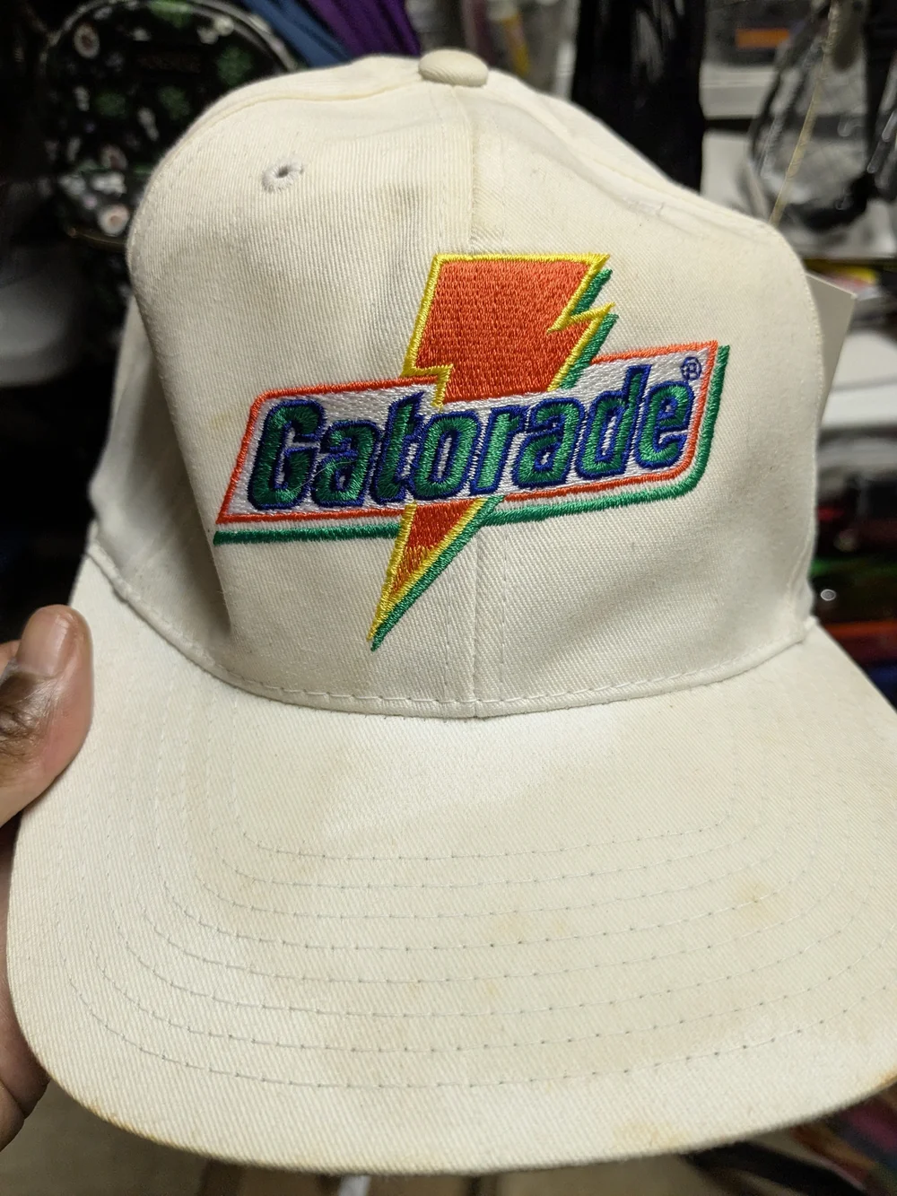 Gatorade | Accessories | Vintage Gatorade Logo Cream Baseball Cap ...